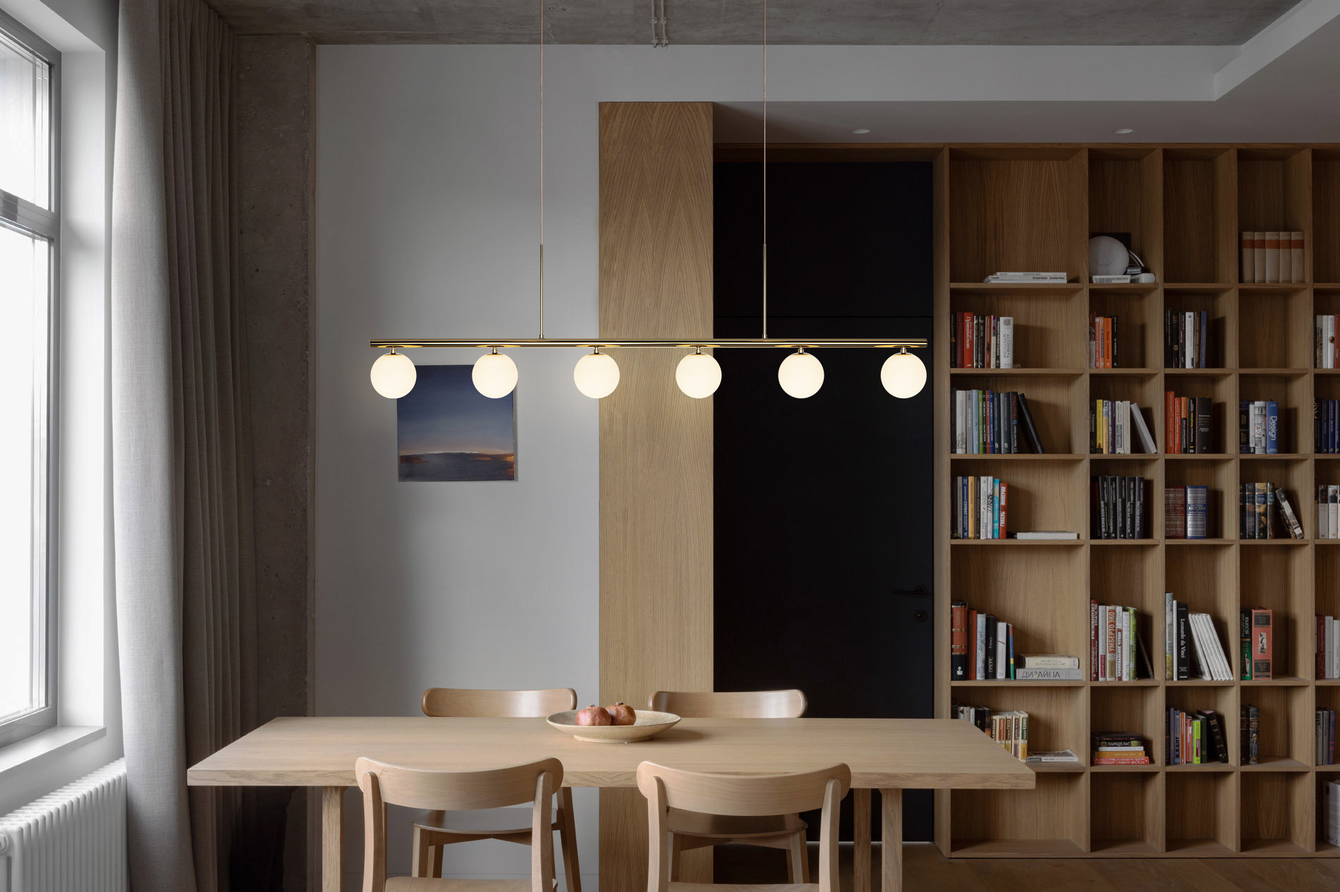 Orren Ellis Hewet 1 - Light Polished Brass LED Pendant | Wayfair