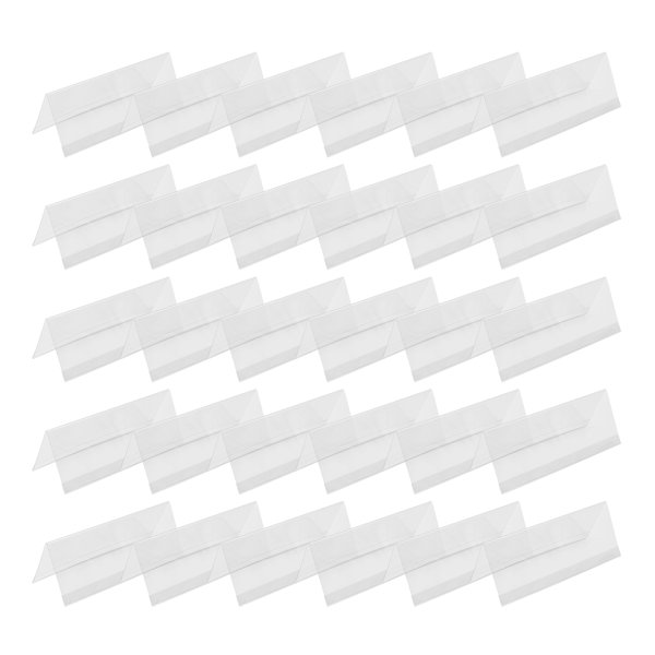 Lomana 30 Pieces Clear Plastic Name Tent Holders - Wayfair Canada
