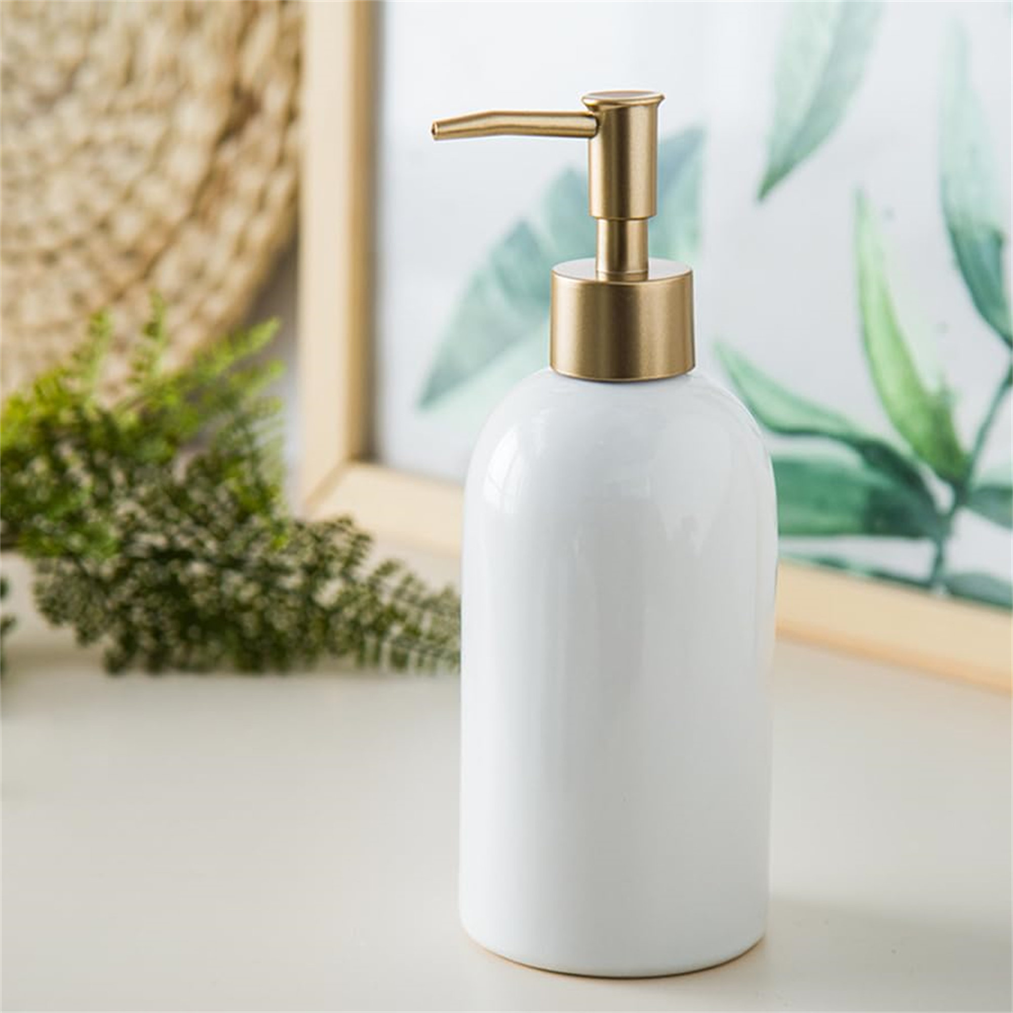 Everly Quinn Mandilyn Ceramic / Porcelain Soap / Lotion Dispenser | Wayfair