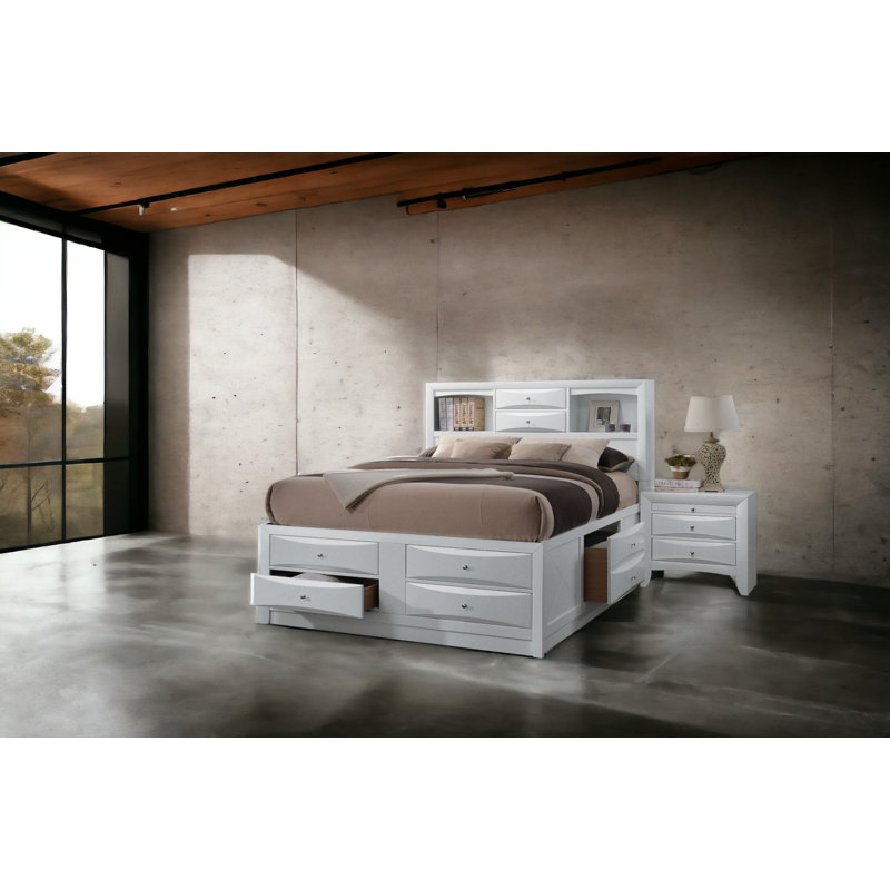 Lark Manor Crowson Bookcase Storage Bed & Reviews | Wayfair