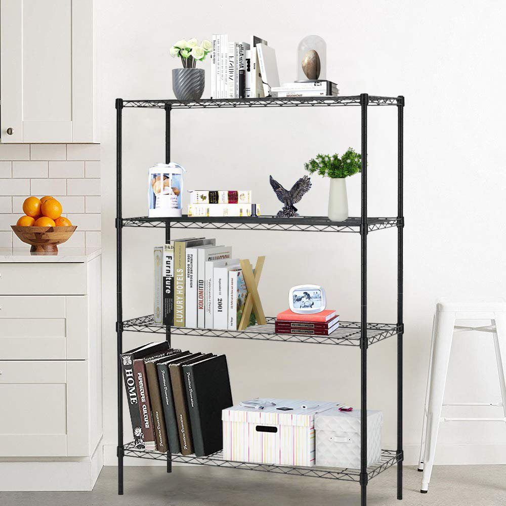 Dkelincs 4 Tier Wire shelving 1000 Lbs Total Capacity Storage Shelve 54 ...