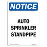 SignMission Osha Notice Auto Sprinkler Standpipe Sign | Wayfair