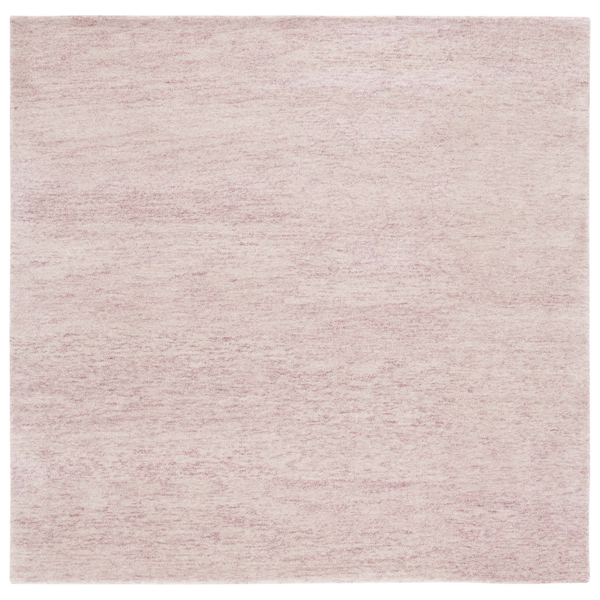 Latitude Run® Handmade Tufted Wool Area Rug in Pink / Ivory | Wayfair