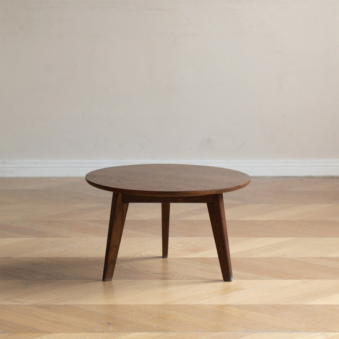 George Oliver 100% Solid Oak Wood Top Plate Desk Coffee Table | Wayfair
