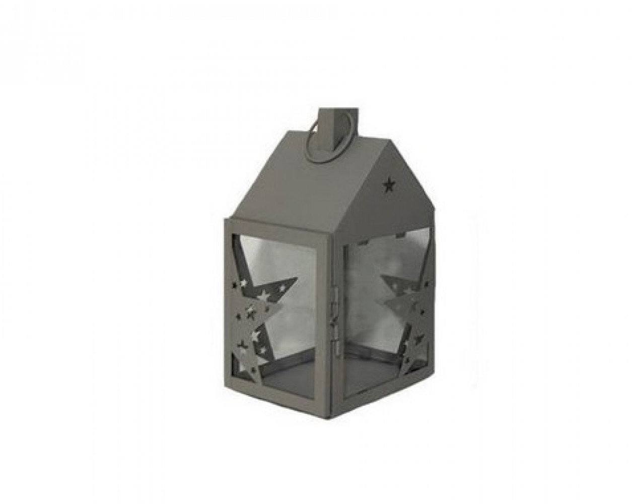 Ophelia & Co. House Shaped Metal With Star Candle Lantern | Wayfair