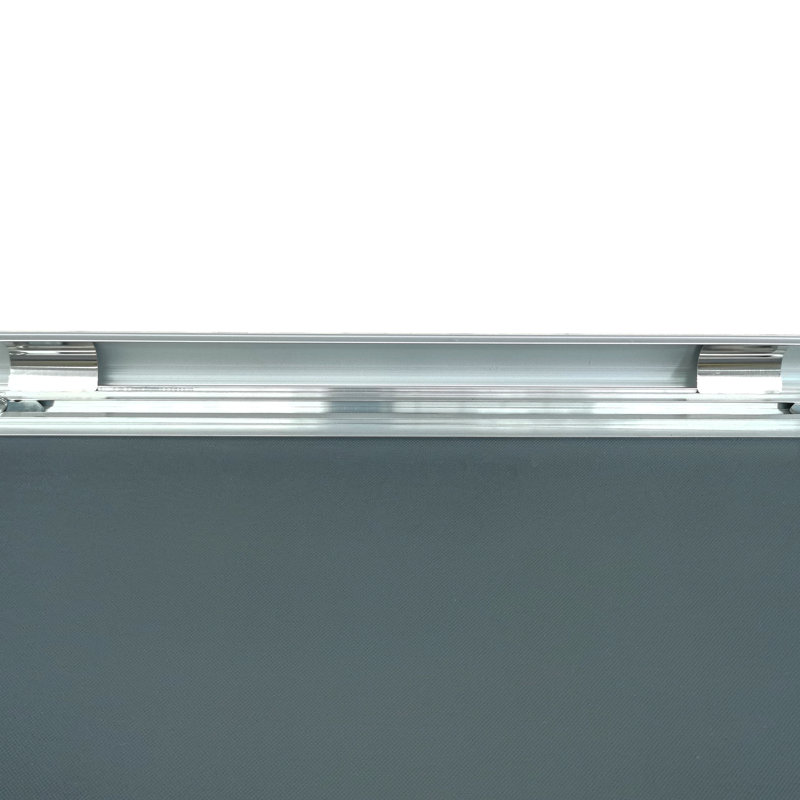 FixtureDisplays Frame, Wall or Poll Mount Poster/Picture Snap Silver ...