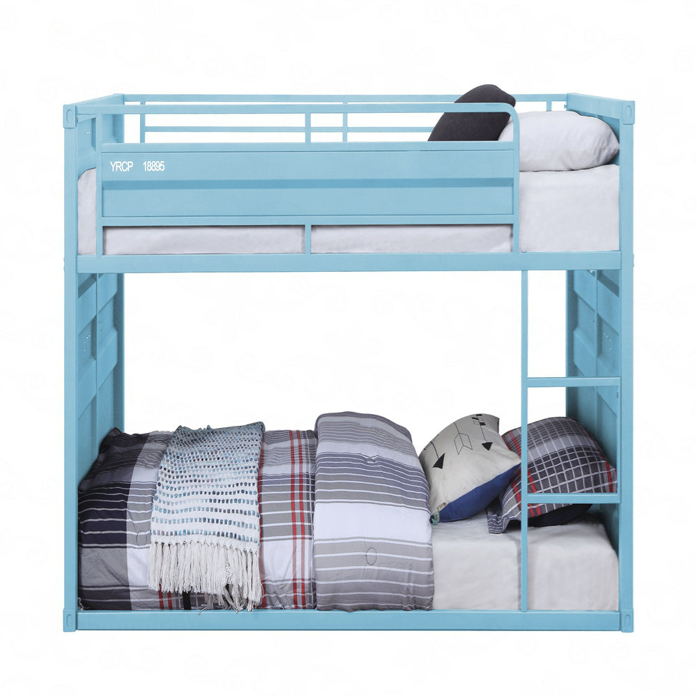 George Oliver Cargo White Finish Full Bunk Bed with Trundle | Wayfair