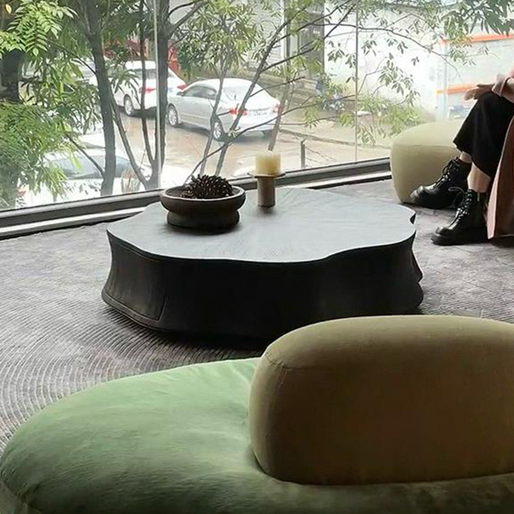 AWORET Simple solid wood petal coffee table | Wayfair