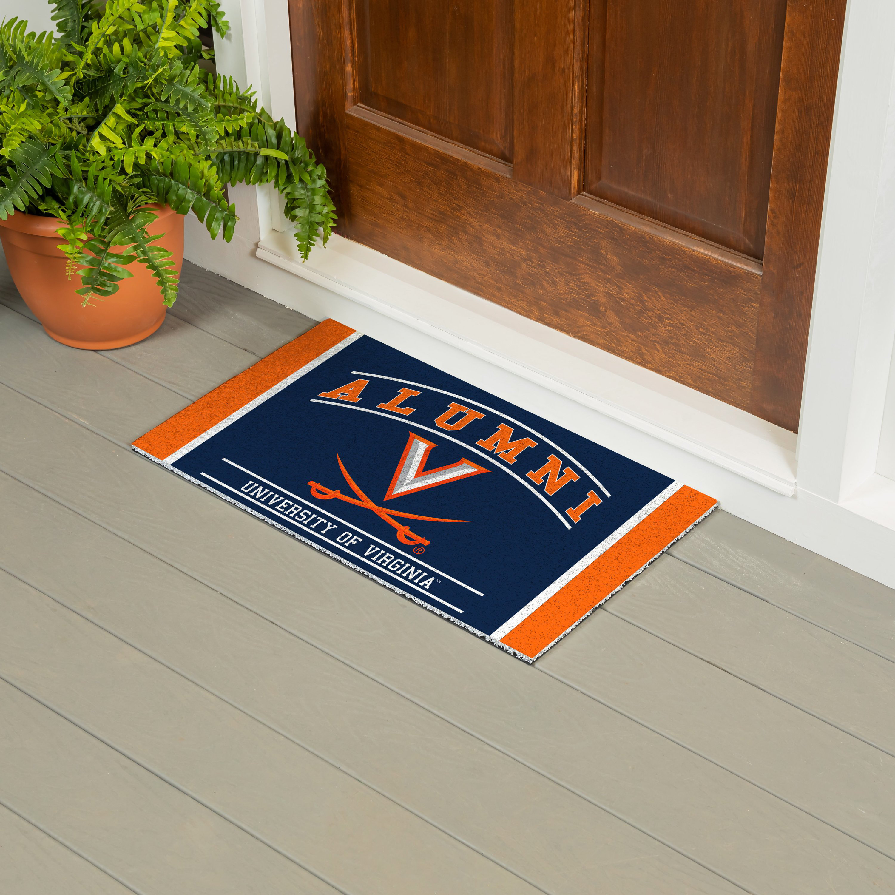 Ebern Designs University of Virginia Alumni PVC Mat, 28"x16" - Wayfair ...