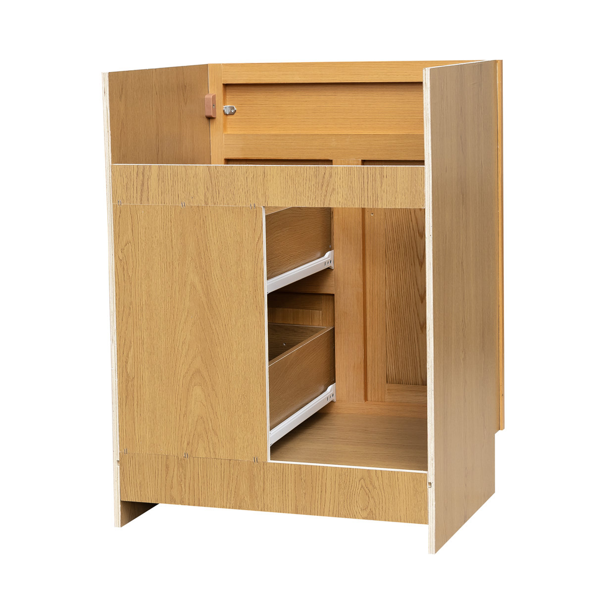 GCC 24'' Honey Amber Bathroom Vanity Base | Wayfair