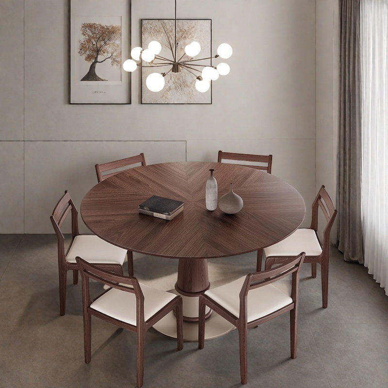 Lee's luxury furniture Modern Simple Round Dining Table Sets. - Wayfair ...