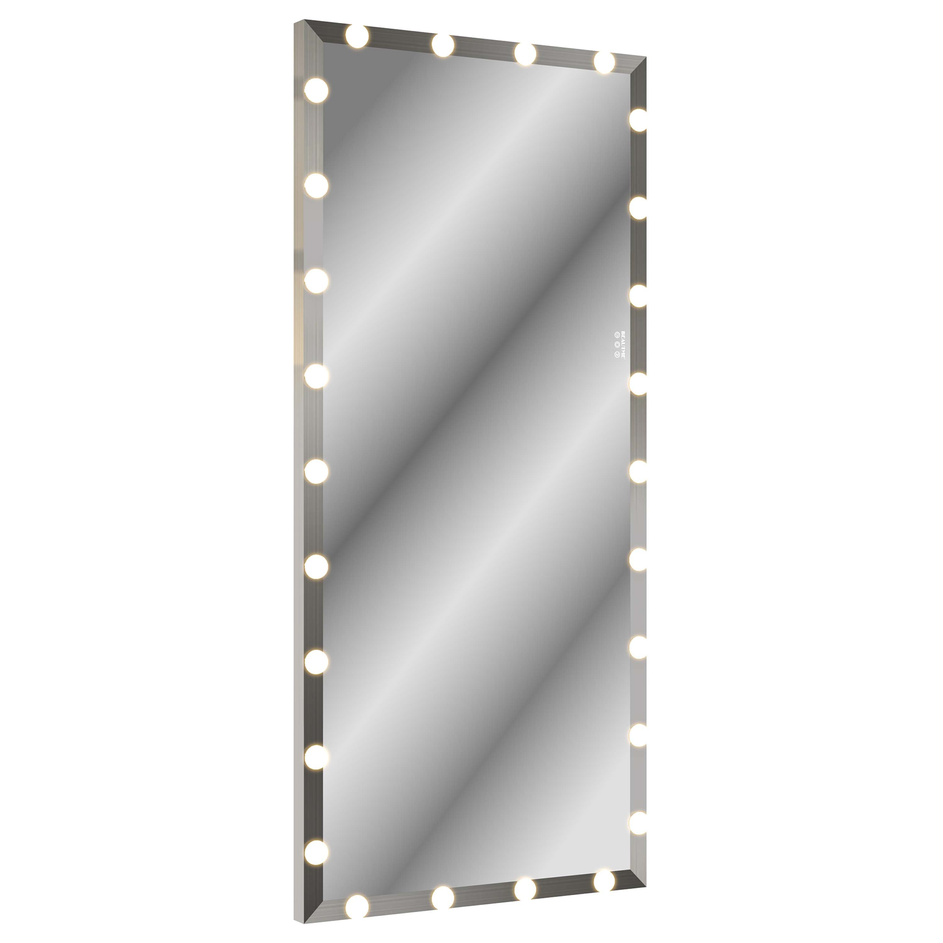 Hokku Designs Full Length Mirror with Lights Oversized Full Body Vanity ...