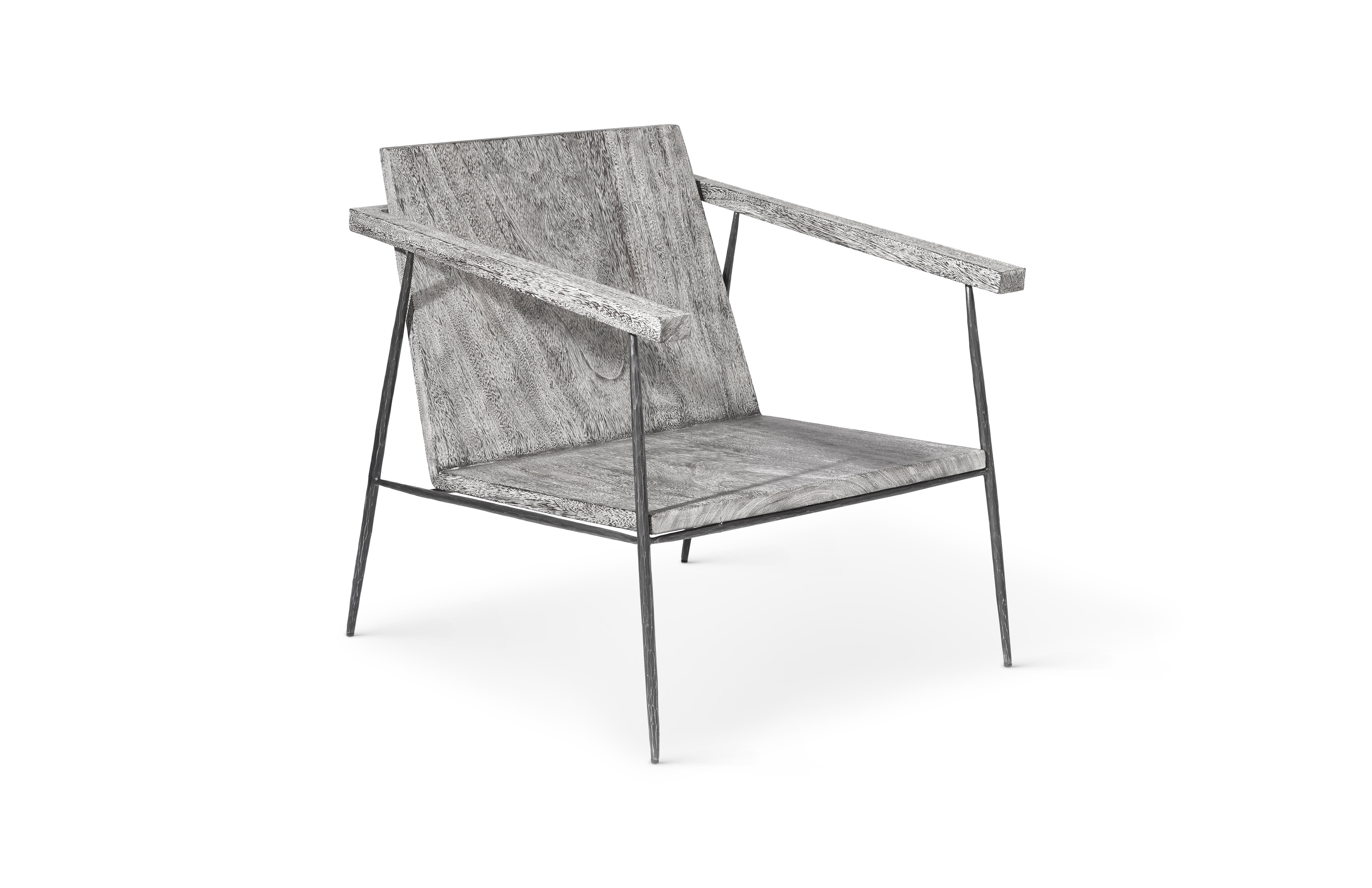 Phillips Collection Forged Leg Arm Chair | Wayfair