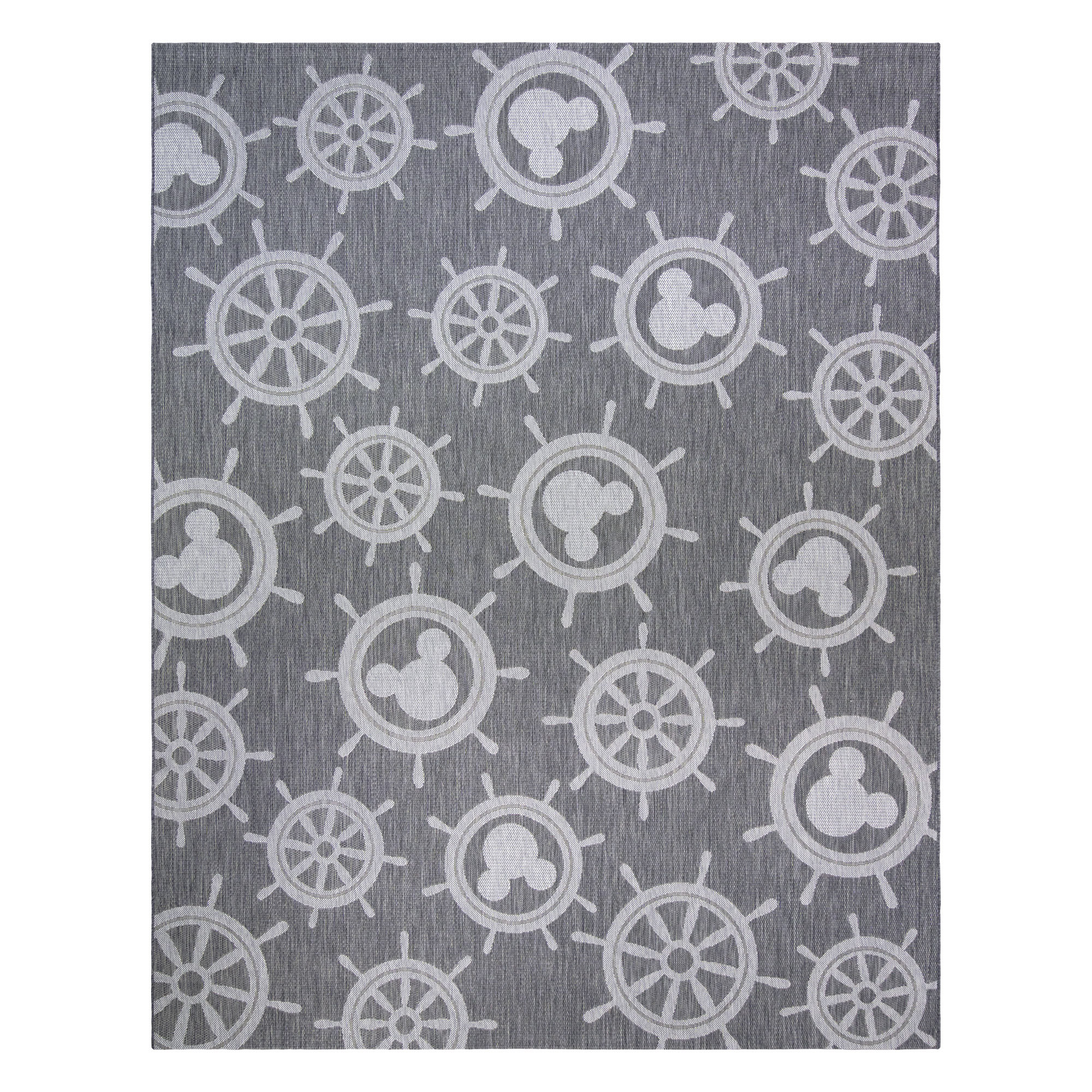 Disney by Gertmenian Disney Mickey Mouse Marine Wheel Gray Ivory ...