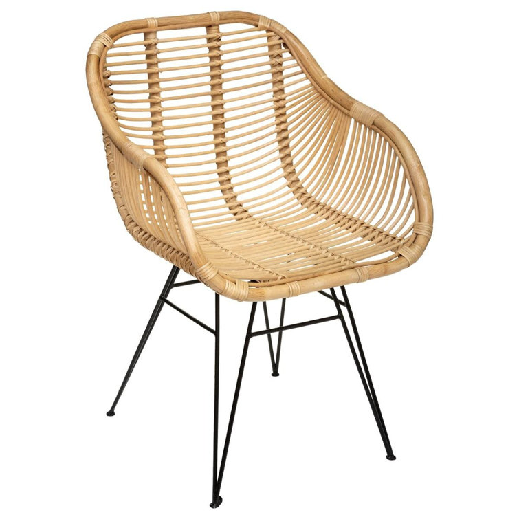 Bay Isle Home Derrill Rattan Armchair | Wayfair.co.uk