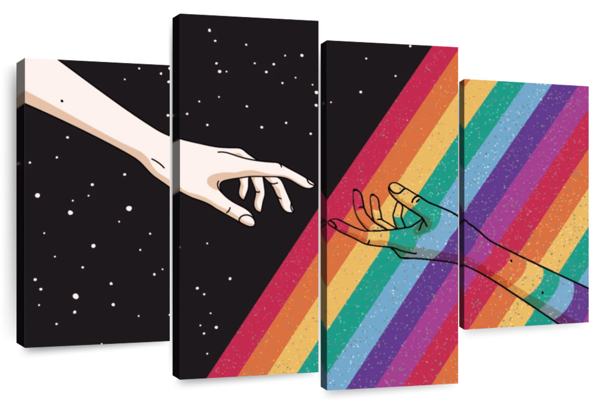 Trinx Khyir Pride Hands | Wayfair