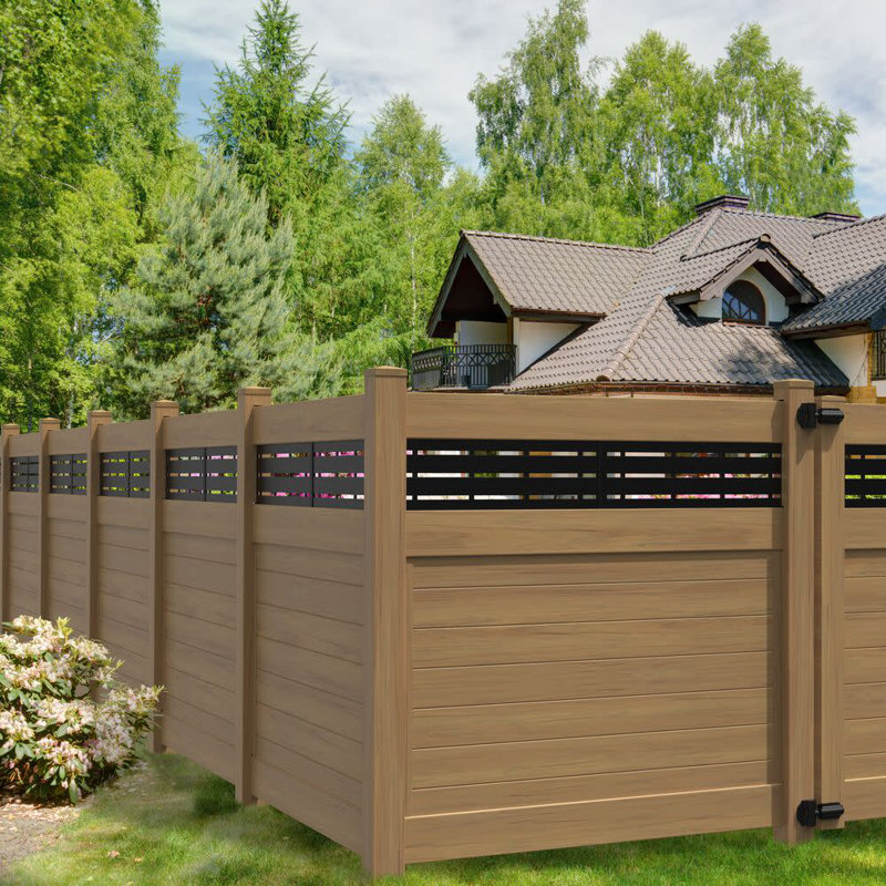 Barrette Outdoor Living Horizontal Fence Boardwalk 5 in. x 5 in. x 108 ...