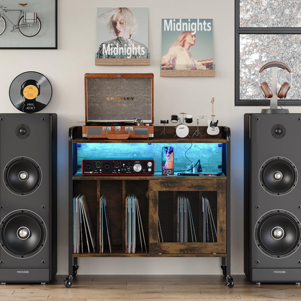 17 Stories 3 Tier Audio Rack | Wayfair