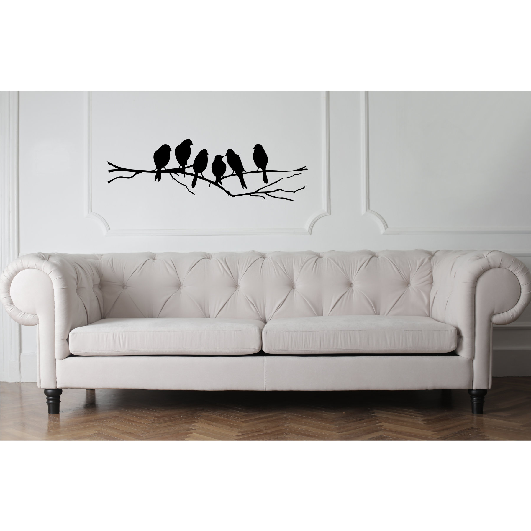 Winston Porter Bird Tree Branch Vinyl Wall Decal Elegant Nature ...