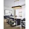 Everly Quinn Mellissa Modern 14 Light Rectangular Crystal Chandelier ...