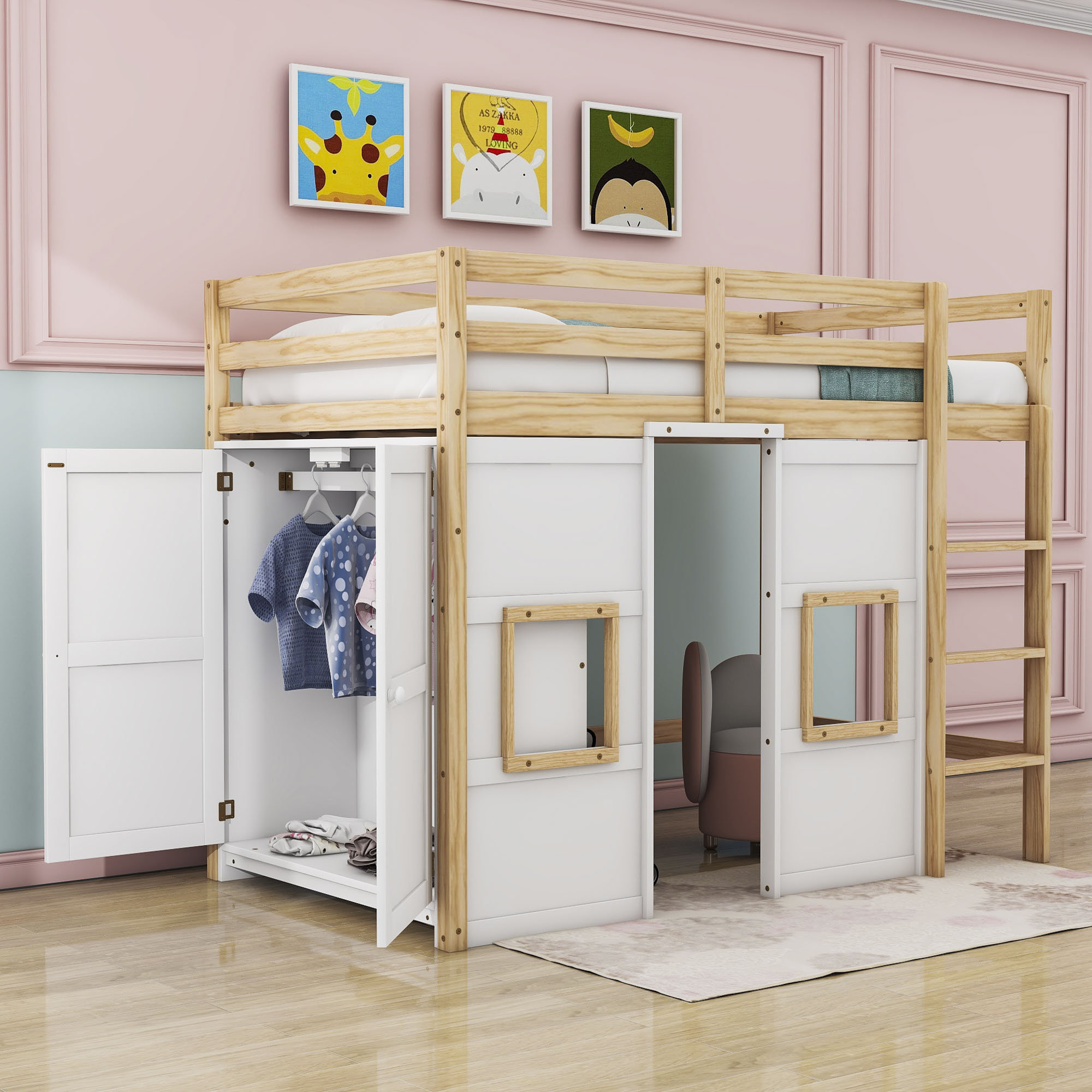 Redwood Rover Philo Kids Twin Loft Bed | Wayfair