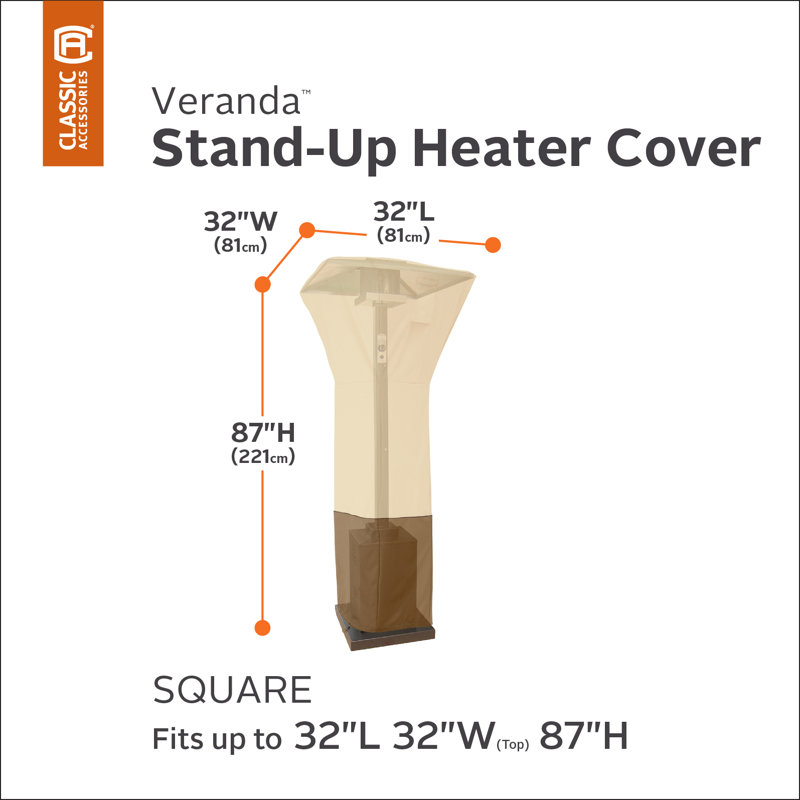 The Twillery Co.® Paulding Water Resistant Patio Heater Cover - Fits up ...