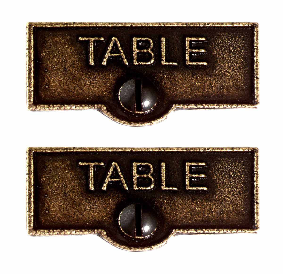 The Renovators Supply Inc. Table Name Signs Labels Switch Plate Tag ...