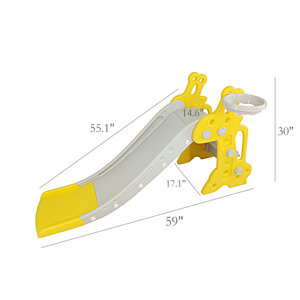 FixtureDisplays 3-Step Children Slide Play Slide Freestanding Slide ...