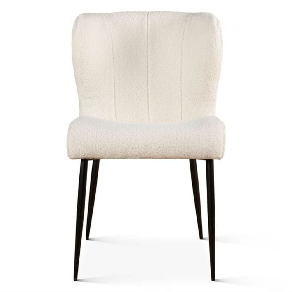 Home Trends & Design Isabella Boucle Dining Chair | Perigold