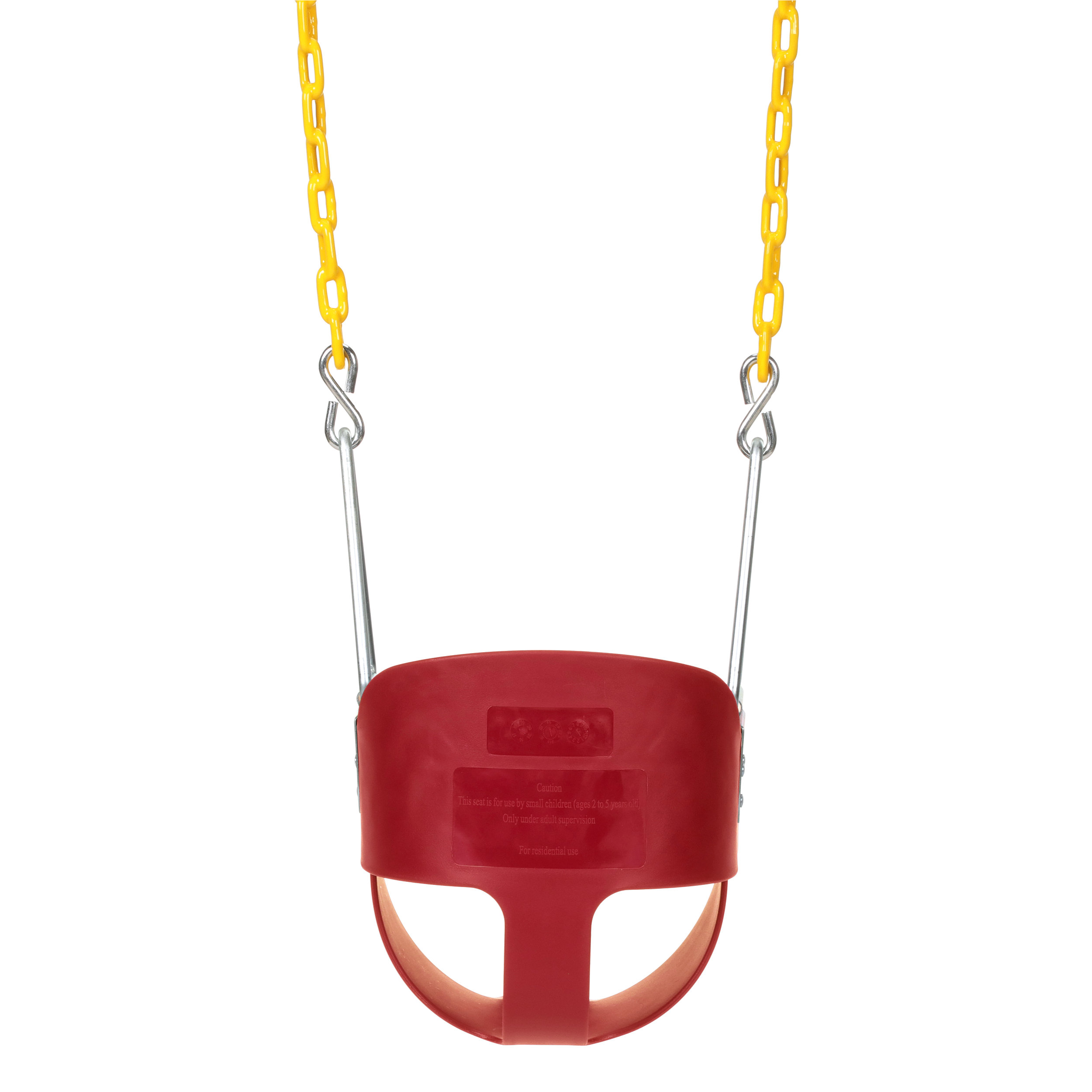 Eastern Jungle Gym Red Bucket Swing with Chains - Wayfair Canada