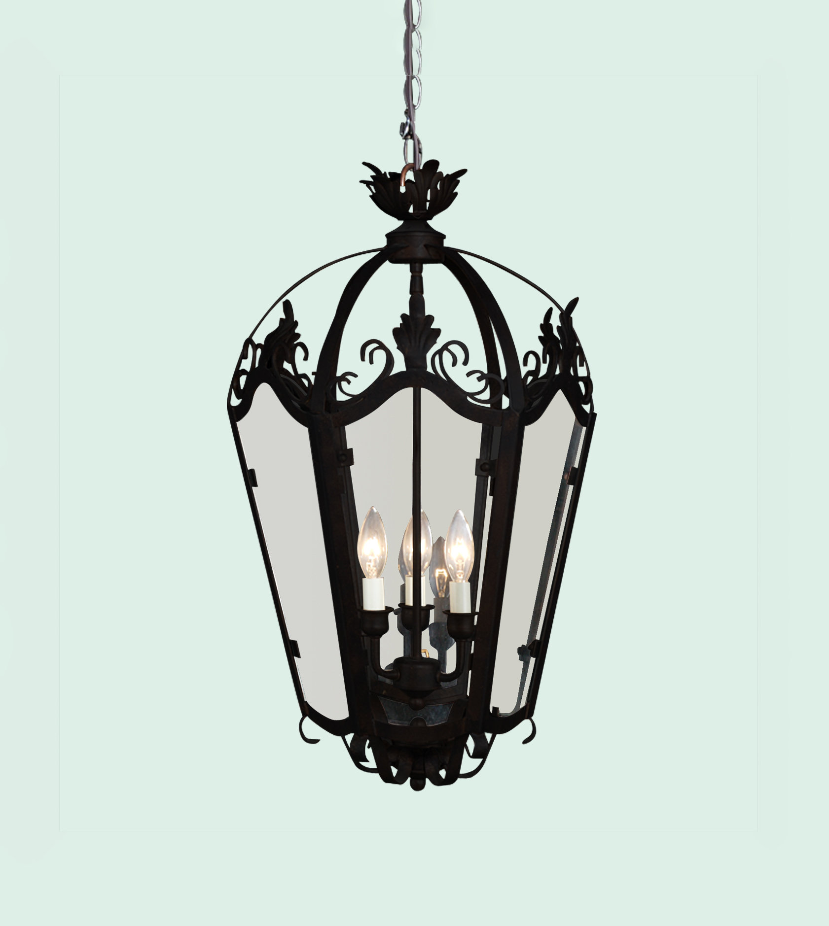 17 Stories 4-Light Bronze Pendant With A Clear Glass Shade - Wayfair Canada