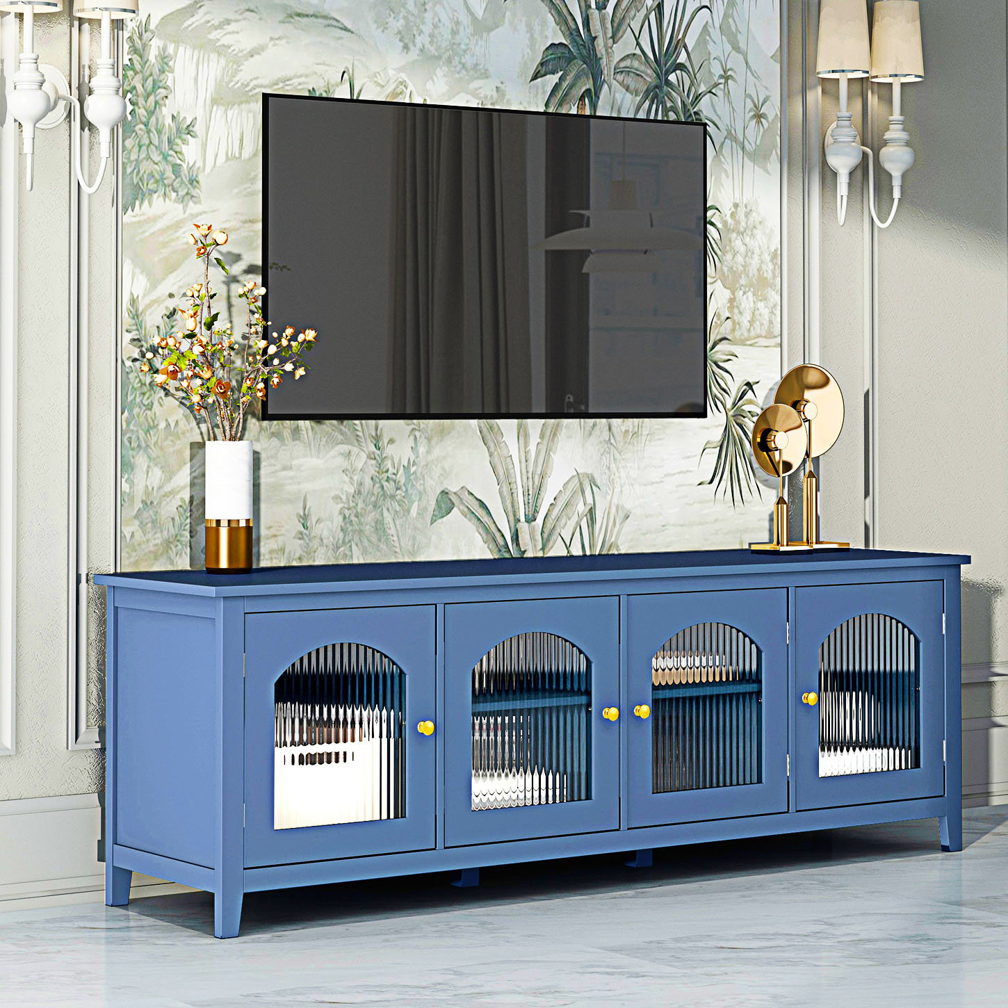DSUNNER 90" TV Stand with Drawers | Wayfair