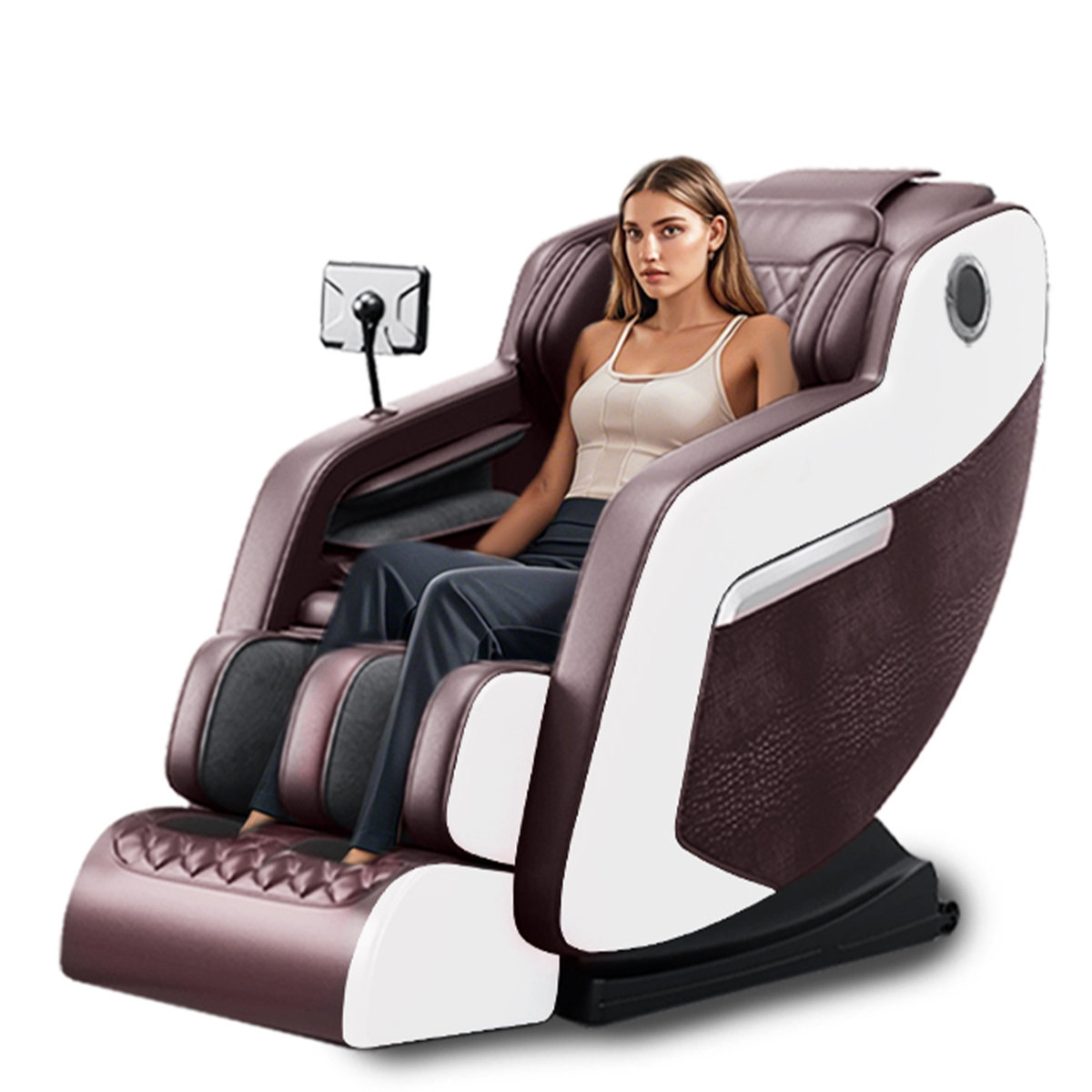 Inbox Zero Full Body Massage Chair,Zero Gravity Recliner,Heat Therapy ...