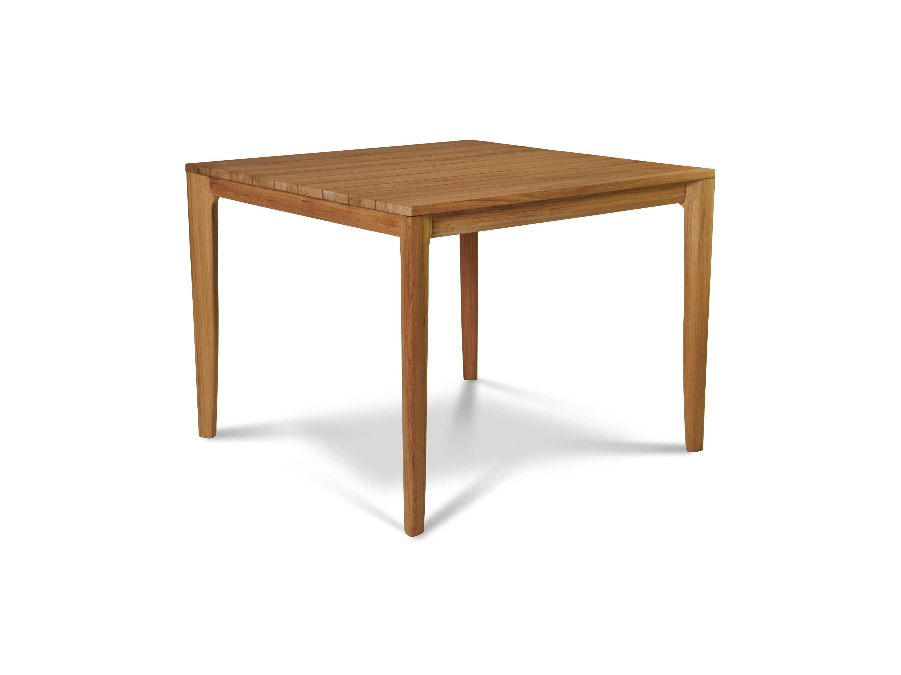 Loon Peak® Kostyk 39-inch Square Teak Outdoor Dining Table With ...