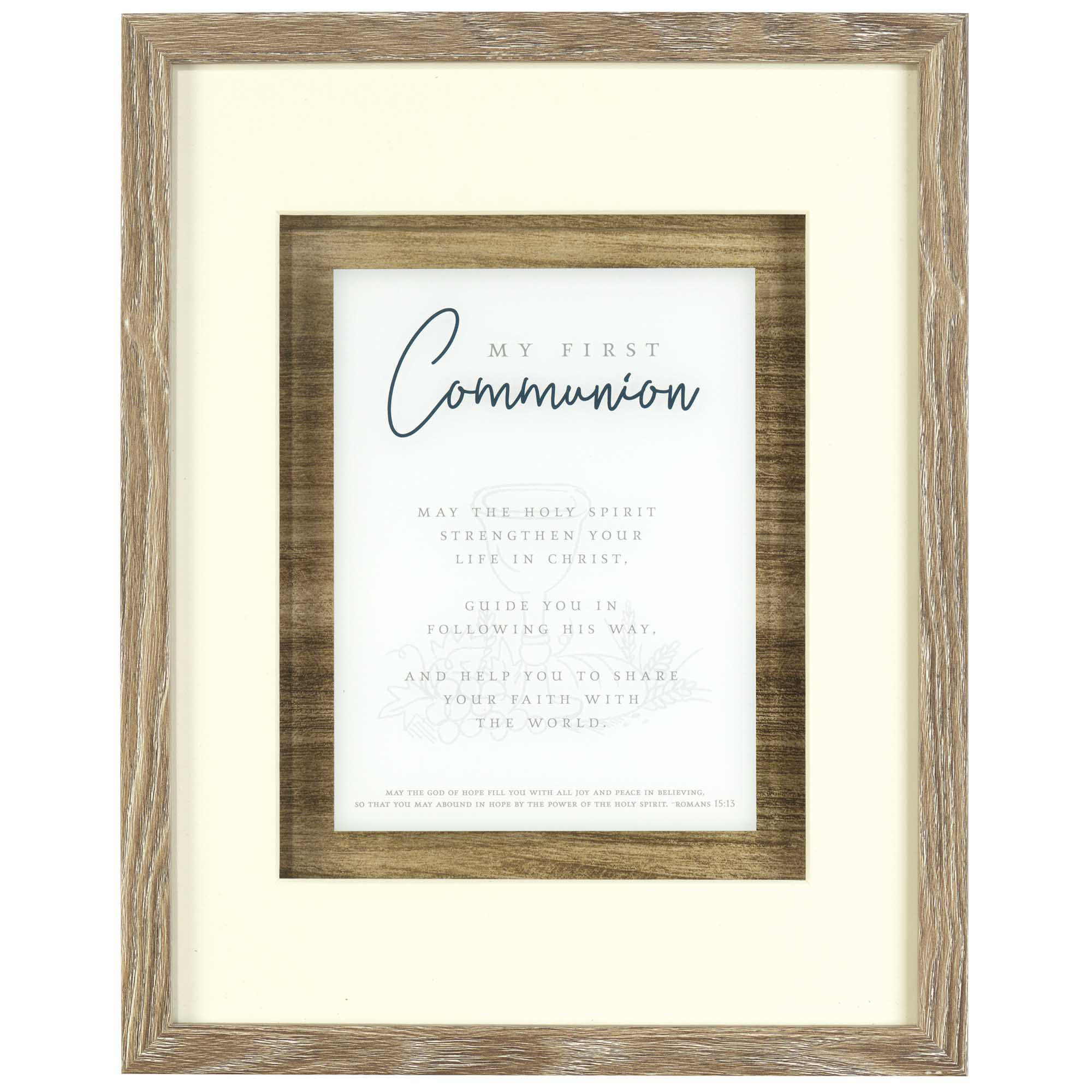 Trinx Framed Wall Art First Communion Rom.15 - Wayfair Canada