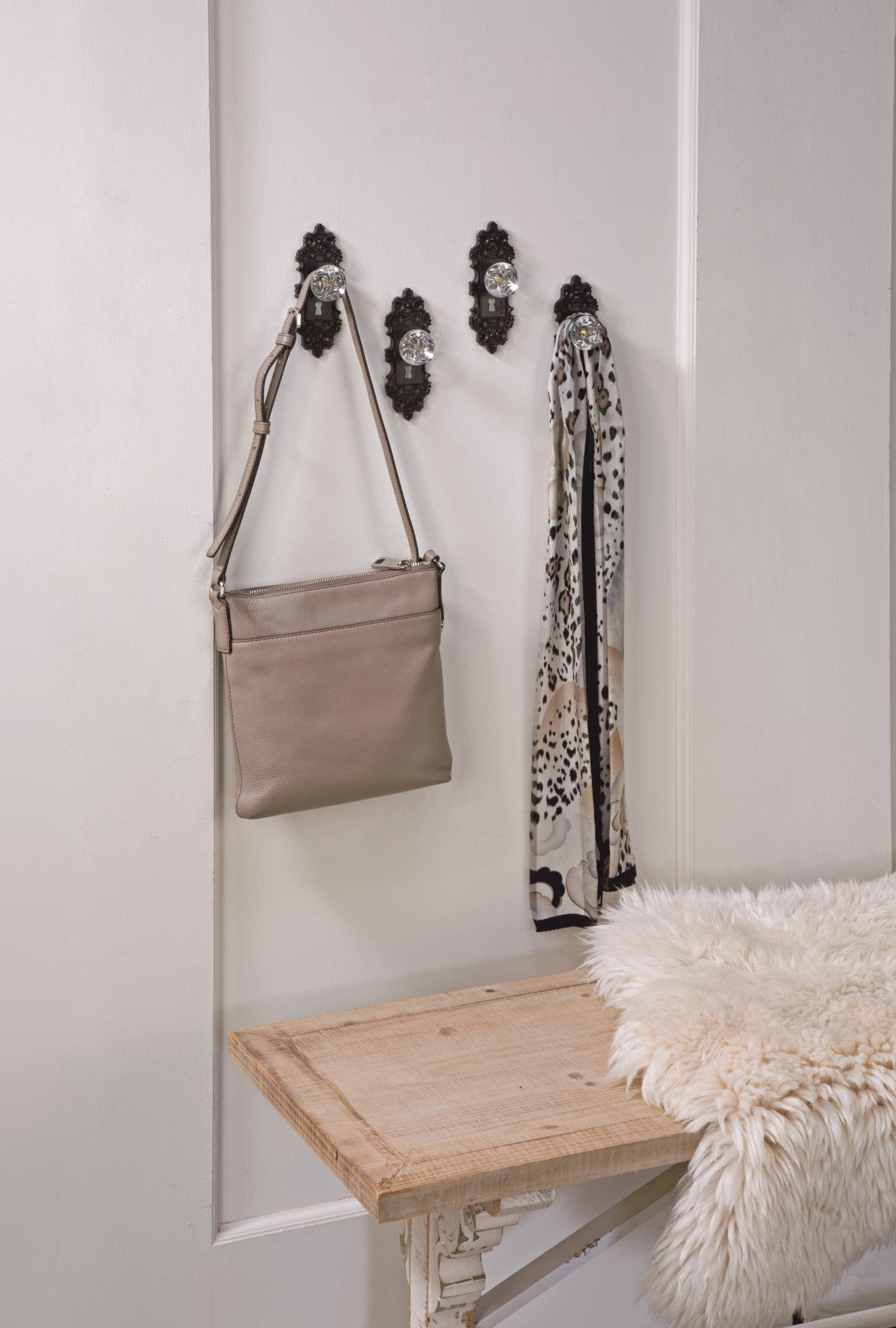 Ophelia & Co. 4 Piece Door Handle Wall Hooks & Reviews | Wayfair