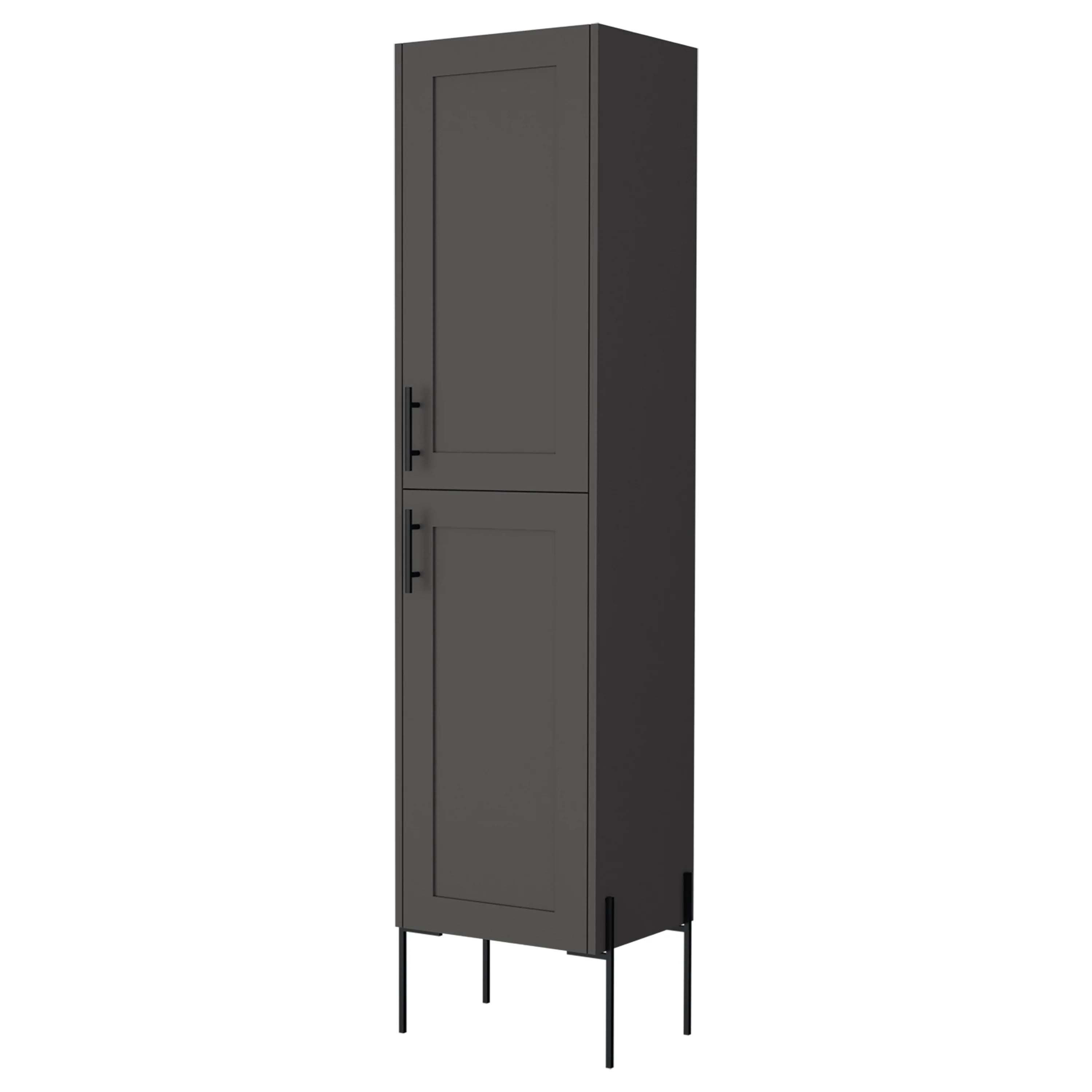 Latitude Run® Matt Grey Hight Cabinet | Wayfair