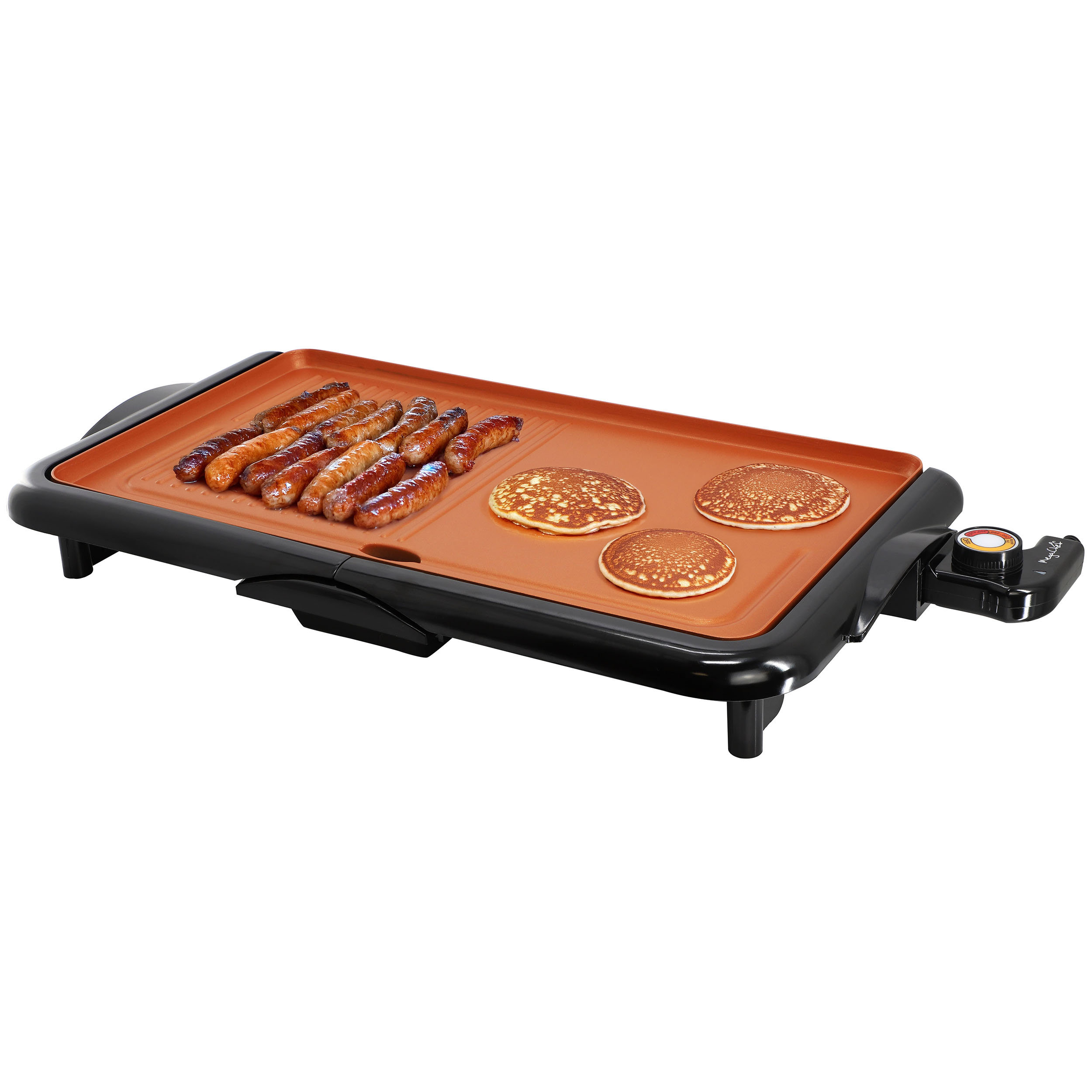 MegaChef 18.89 Inch Electric Grill/Griddle with Copper Coating ...