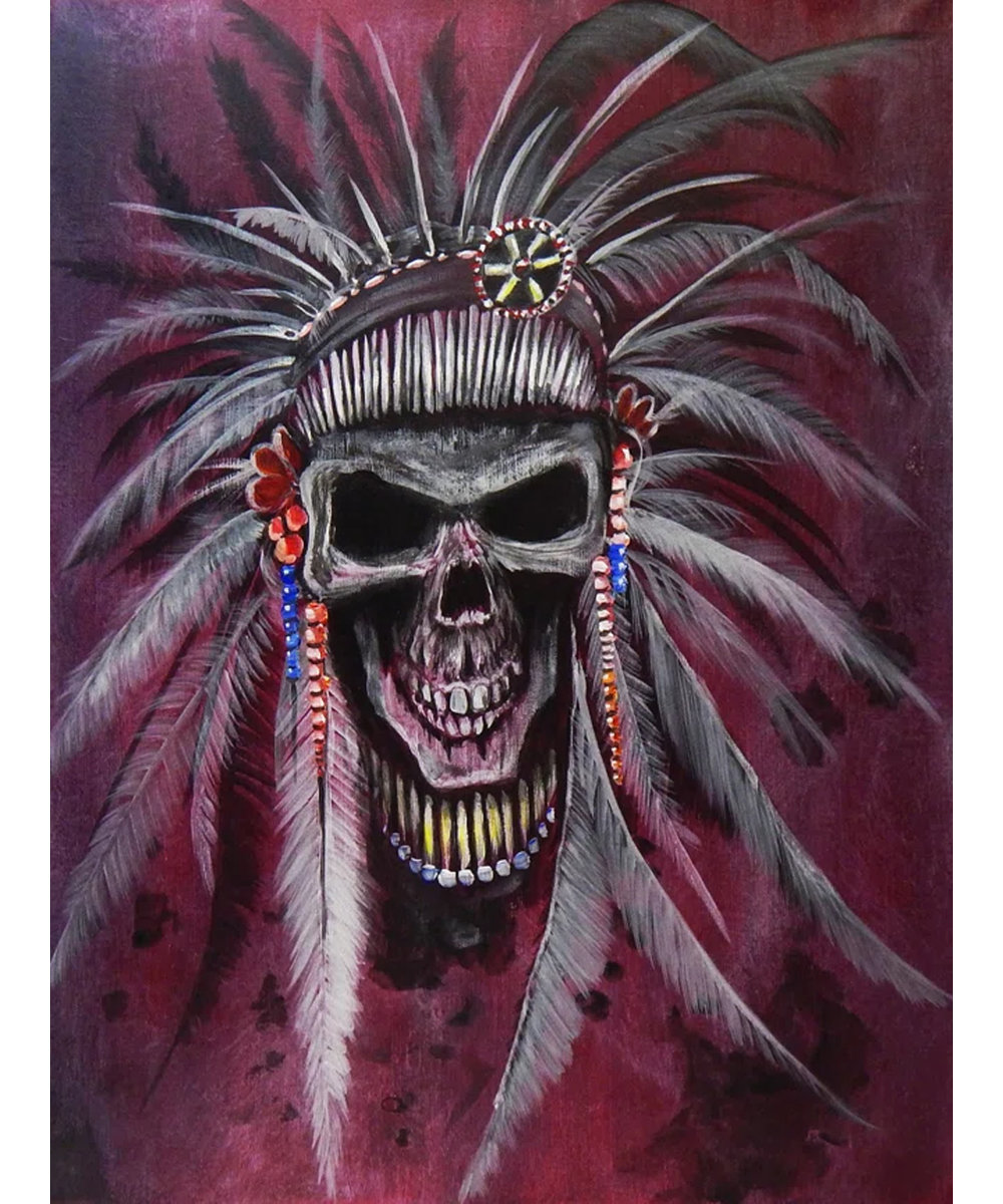 Ebern Designs Spirit Chief - Wrapped Canvas Graphic Art Print | Wayfair