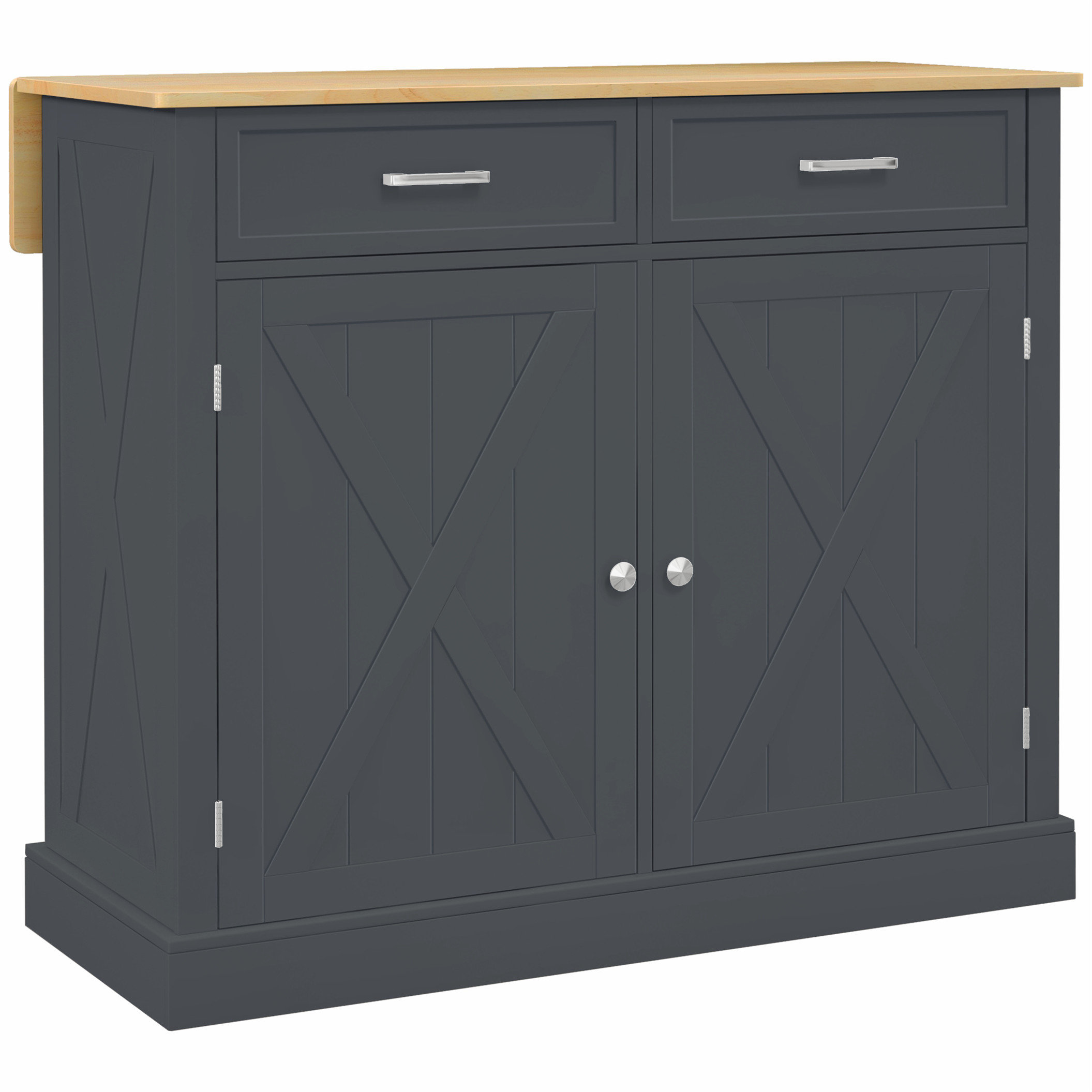 Latitude Run® Versatile Kitchen Island with Multiple Functionalities ...