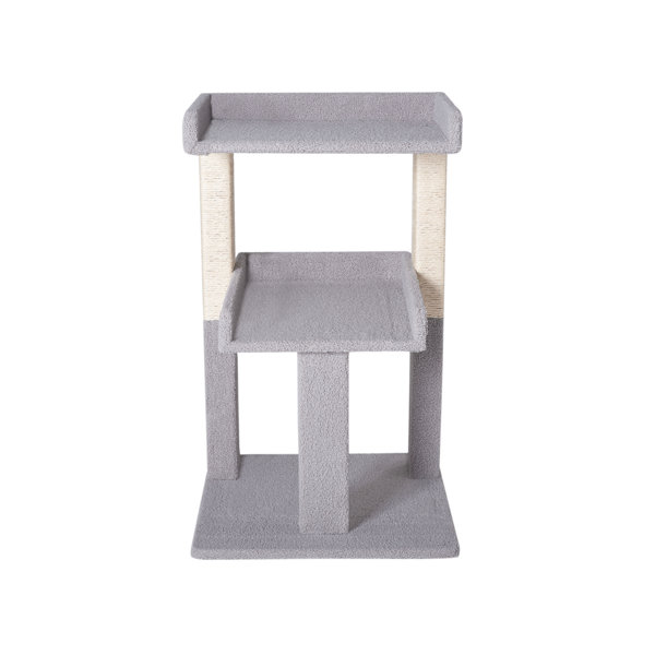 Tucker Murphy Pet™ Tott and Eling 2-Tier Cat Tree Tower; Cat Condo with ...