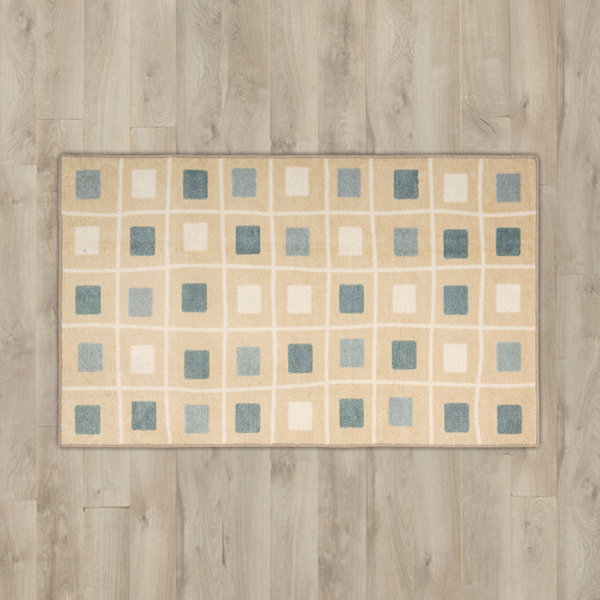 George Oliver Moody Beige Area Rug | Wayfair