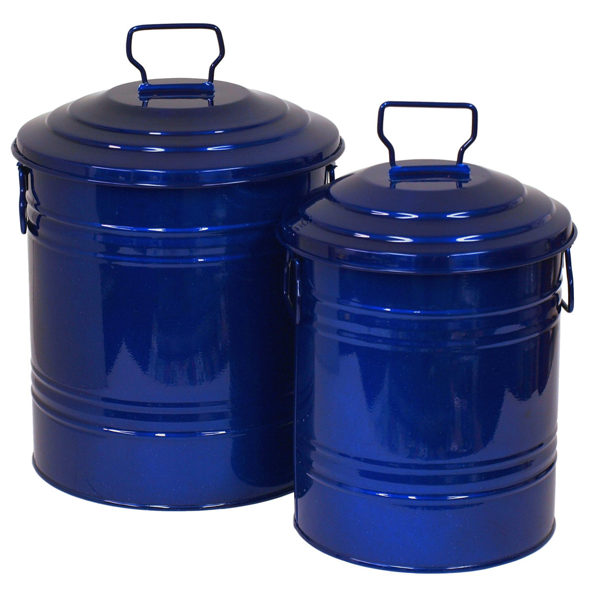 Red Barrel Studio® 2 Piece Galvanized Steel Bucket Set & Reviews | Wayfair
