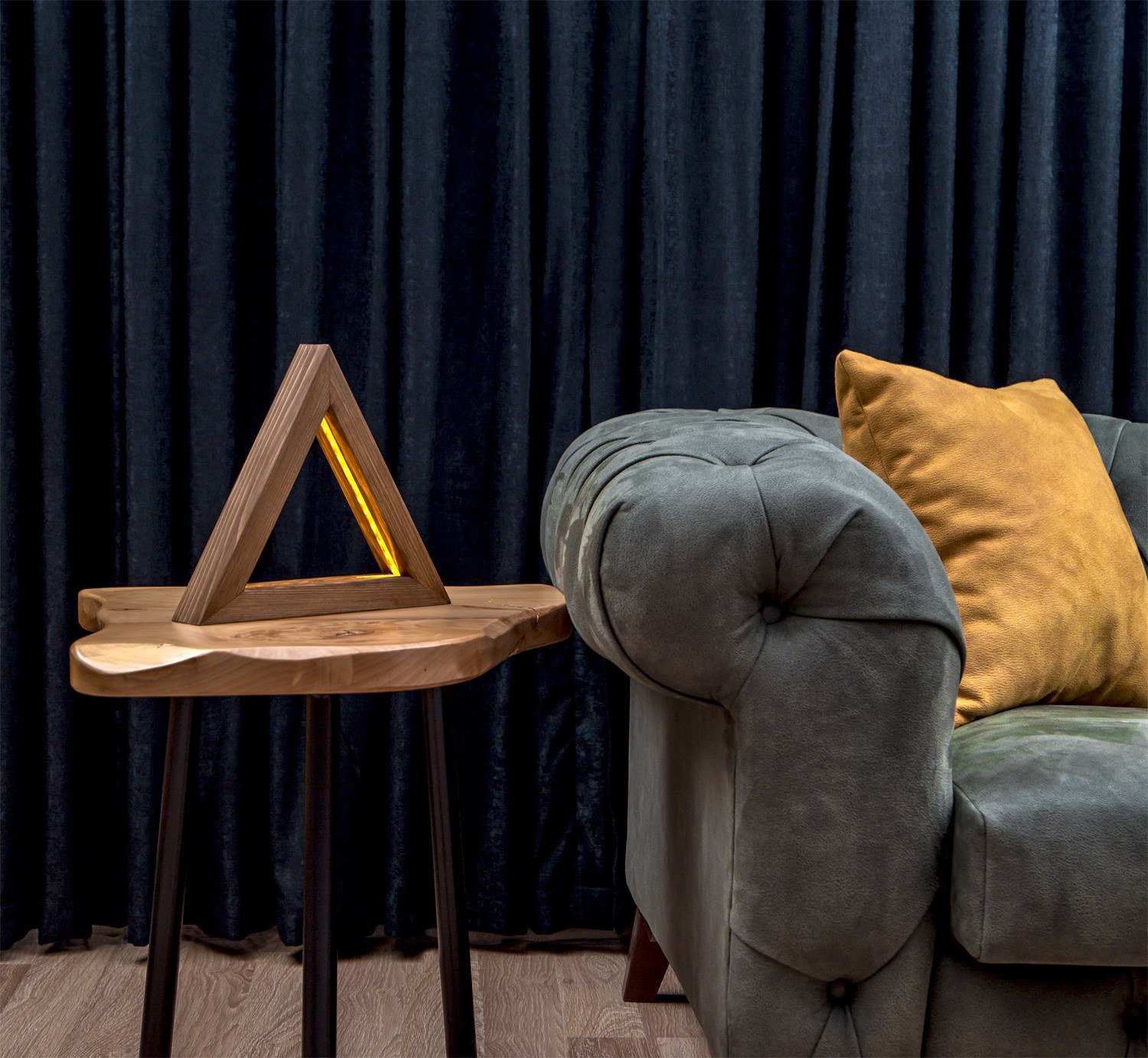 Wrought Studio™ Bellamore Solid Wood Desk Lamp | Wayfair