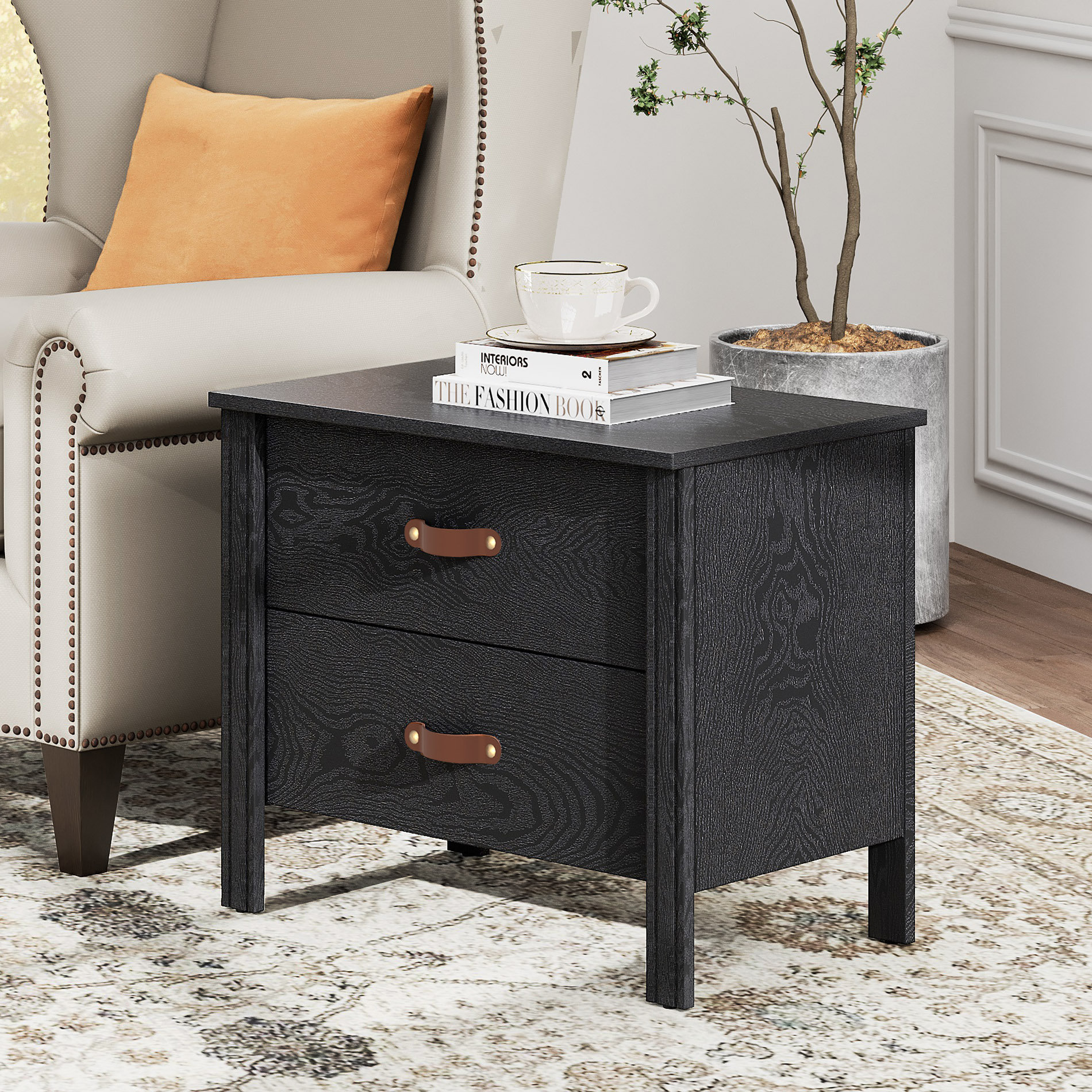 Lark Manor™ Ashae 20.6'' tall 2 - Drawer End Table - Wayfair Canada