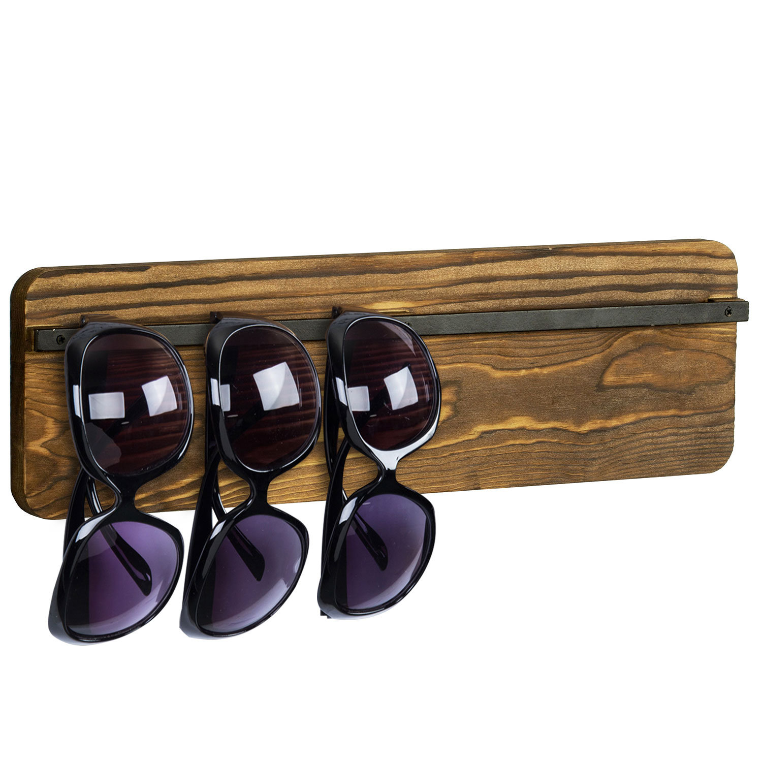Millwood Pines Wall Mounted Sunglasses Display Holder | Wayfair