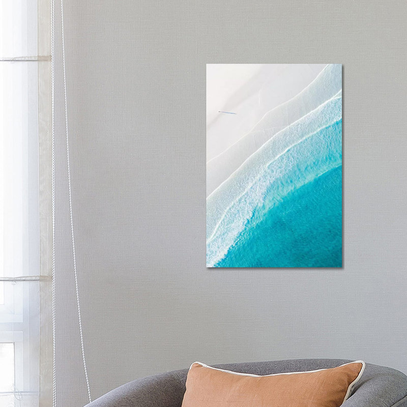 Bless international Ocean Split I Framed by Jaxon Roberts Print | Wayfair