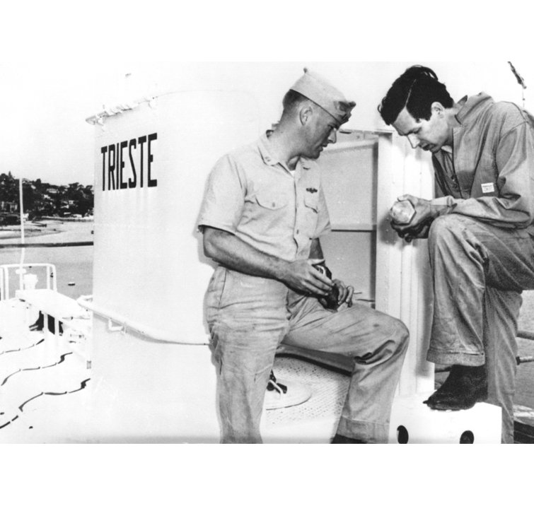 Winston Porter Posterazzi " Swiss Scientist Jacques Piccard And Navy ...