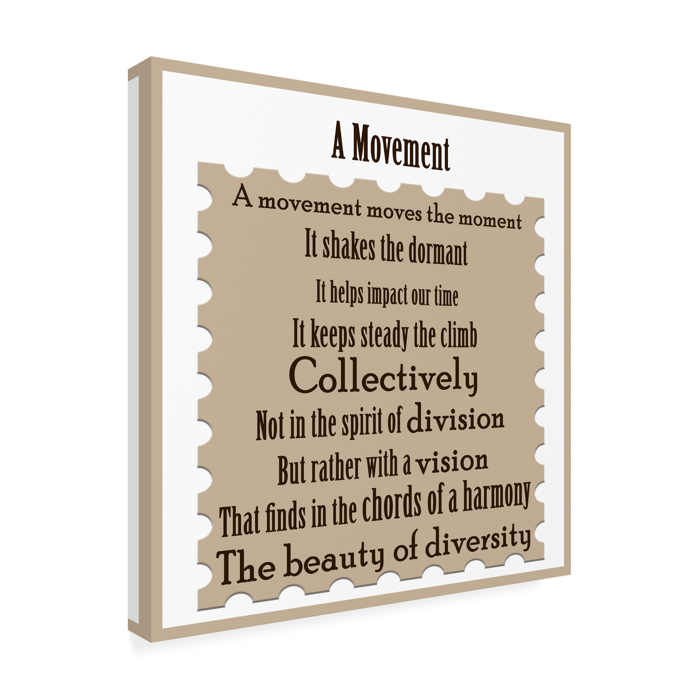 Trademark Fine Art Movement Word Art Movement Word Art by Richard ...