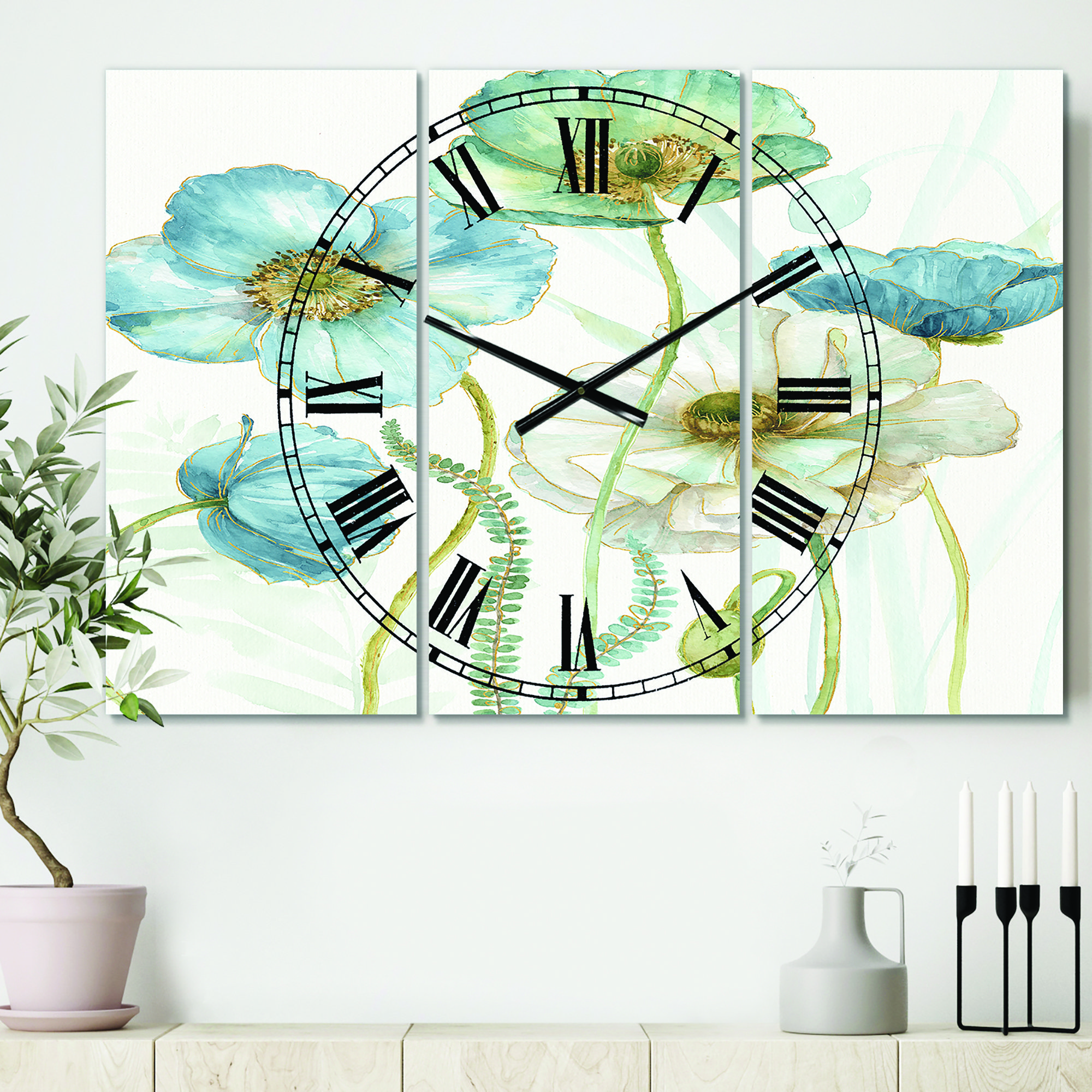 The Twillery Co. Swigart Oversized Farmhouse Wall Clock - Wayfair Canada